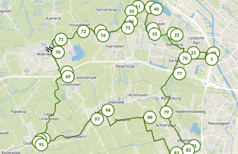 Fietsroute langs het water van Zwolle – Leger des Heils fietsroutes